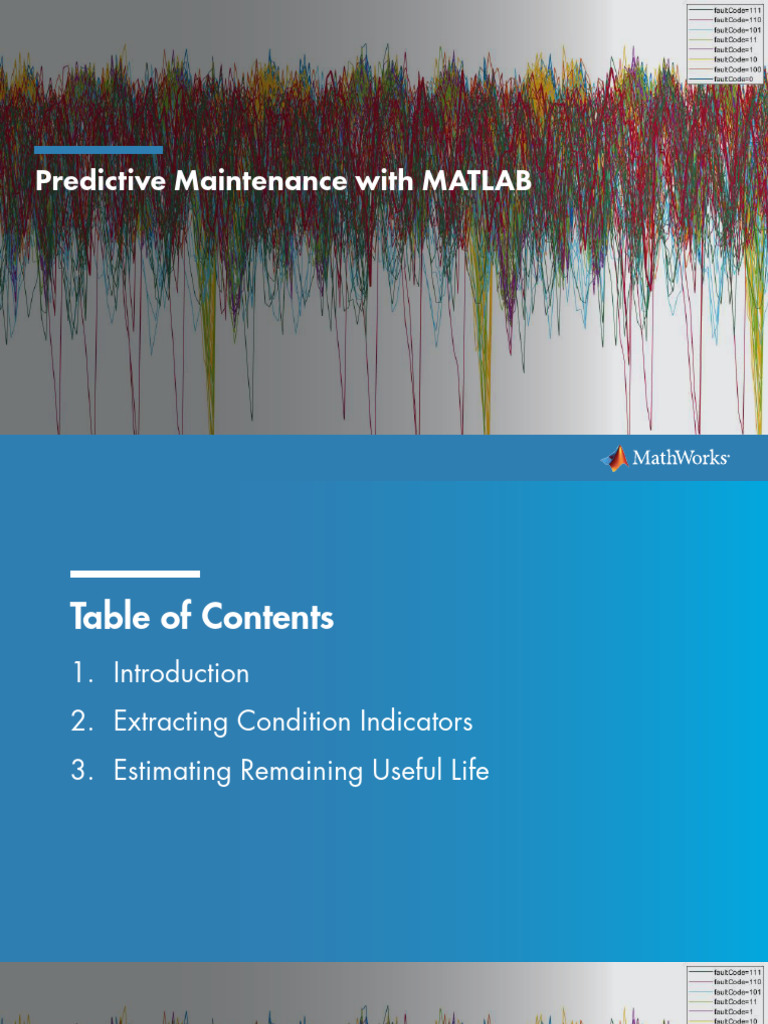 Predictive Maintenance With MATLAB | PDF | Applied Mathematics | Computing And Information ...