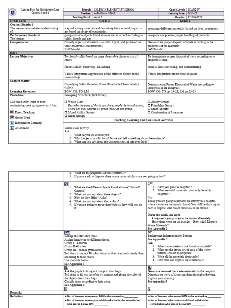 Science34-Q1-W3-Maria Cristy Saludez | PDF | Educational Assessment ...