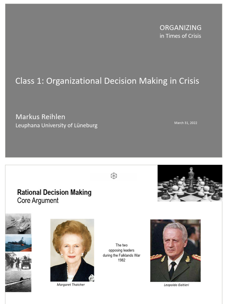 01 Organizational Decision Making | PDF | Decision Making | Rationality