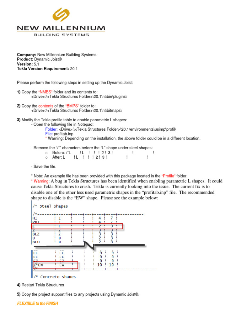 Dynamic Joist Setup | PDF | Computer File | Computer Architecture