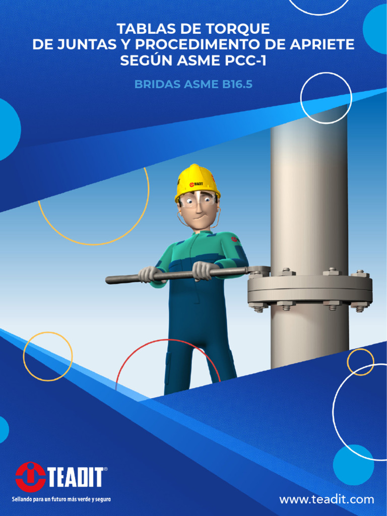 Tabelas de Torque de Juntas ASME B16.5 - ESP | PDF | Ingeniería mecánica