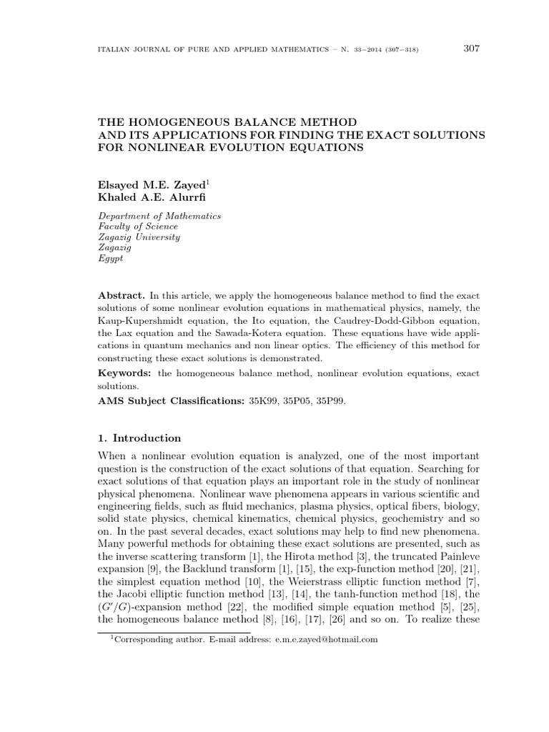28 ElZayedAlurrfi | PDF | Nonlinear System | Equations