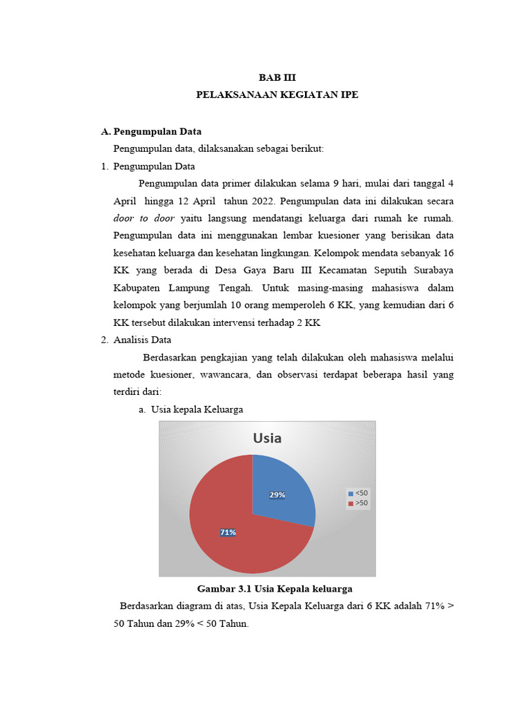 BAB III Laporan IPE | PDF