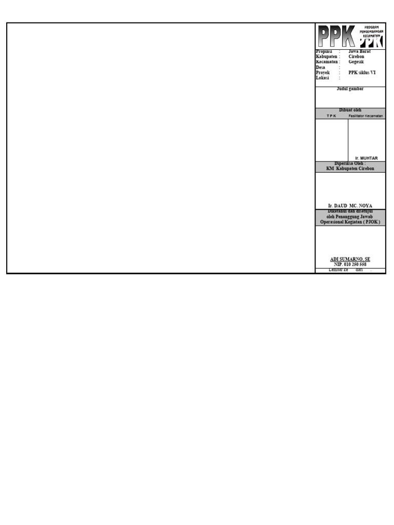 GBR Papan Proyek POSKESDES | PDF