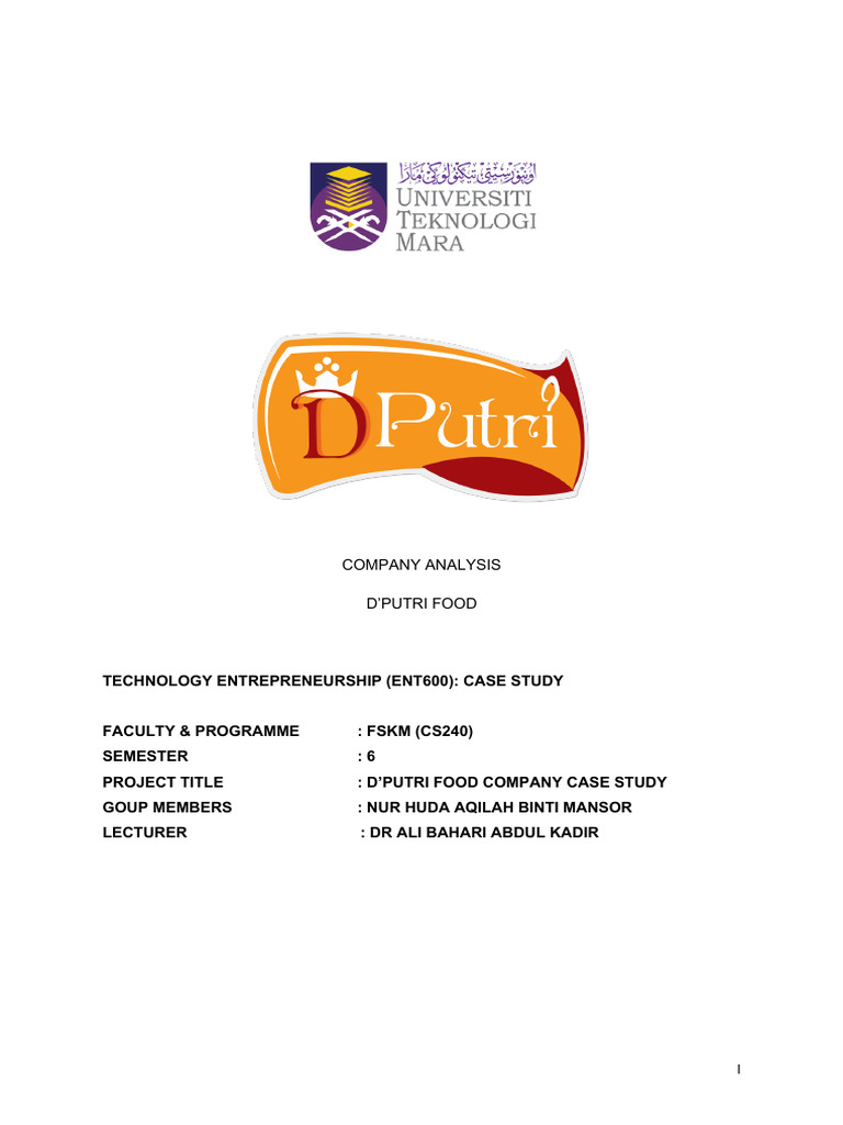 Ent Case Study | PDF | Swot Analysis | Supply Chain