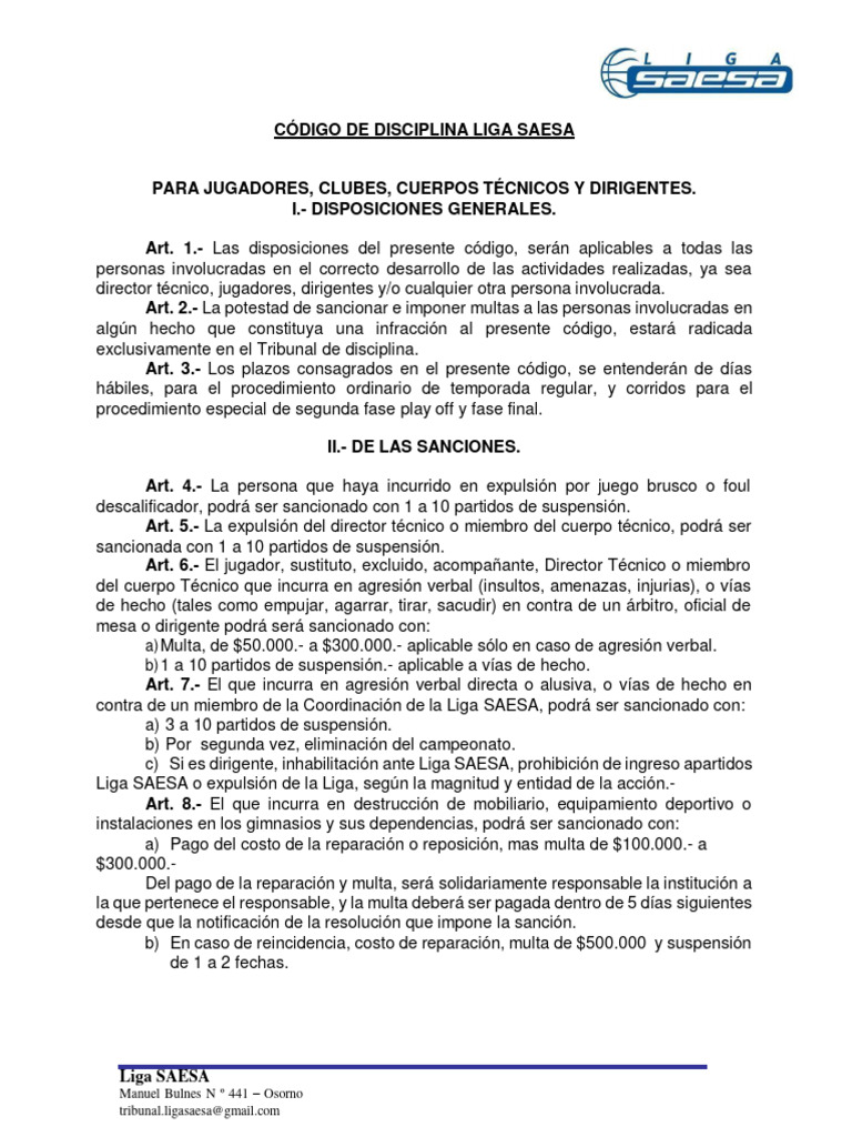 Codigo Disciplina 2023 | PDF | Disciplinas | Multa (pena)