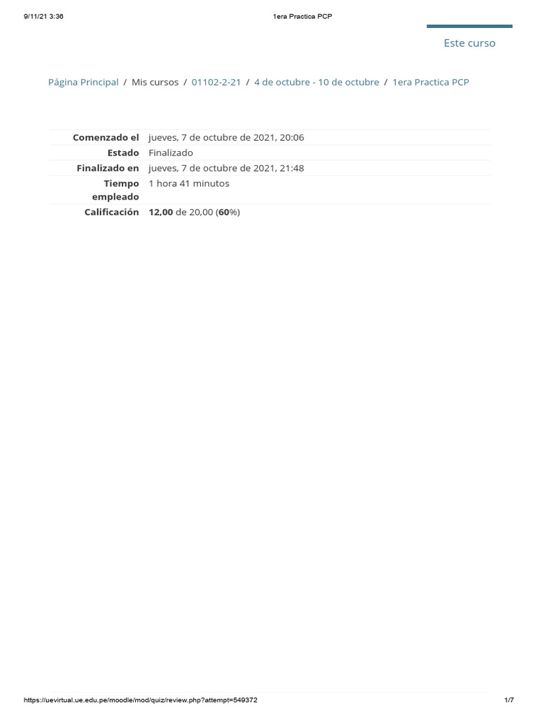 1era Practica PCP | PDF