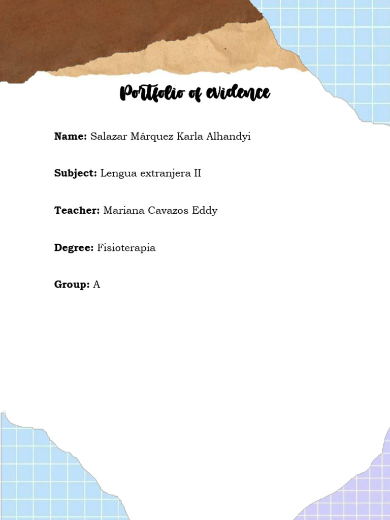 Portfolio of Evidence: Language Skills | PDF | Plural | Grammatical Number