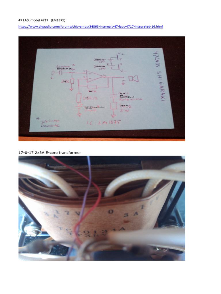 47 LAB Model 4717 | PDF | Rectifier | Resistor 47 LAB Model 4717 | PDF | Rectifier | Resistor