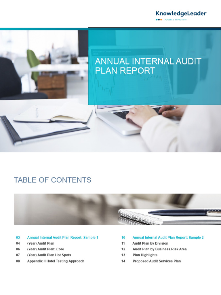 Annual Internal Audit Plan Report | PDF | Audit | Regulatory Compliance