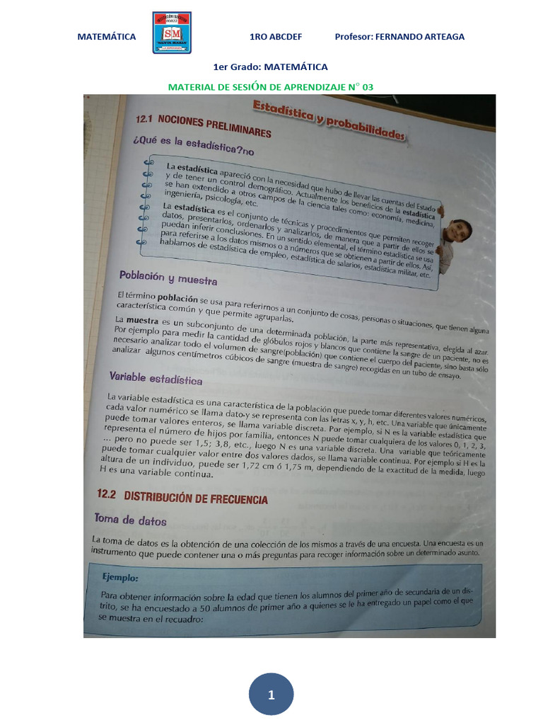 Material Ses. Ap. 03 Mate 1° Abcd | PDF