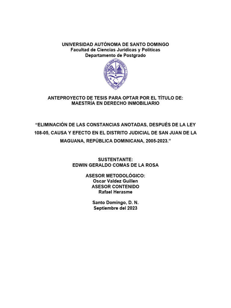 Modelo Portada Uasd | PDF
