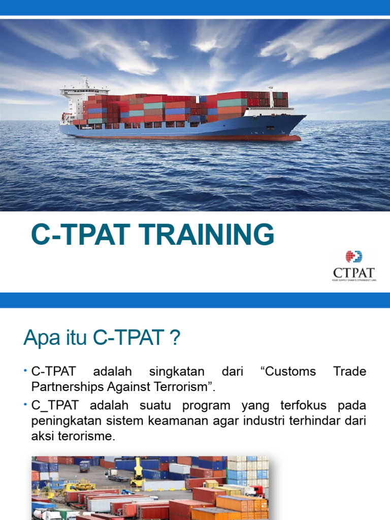 C-TPAT Training | PDF