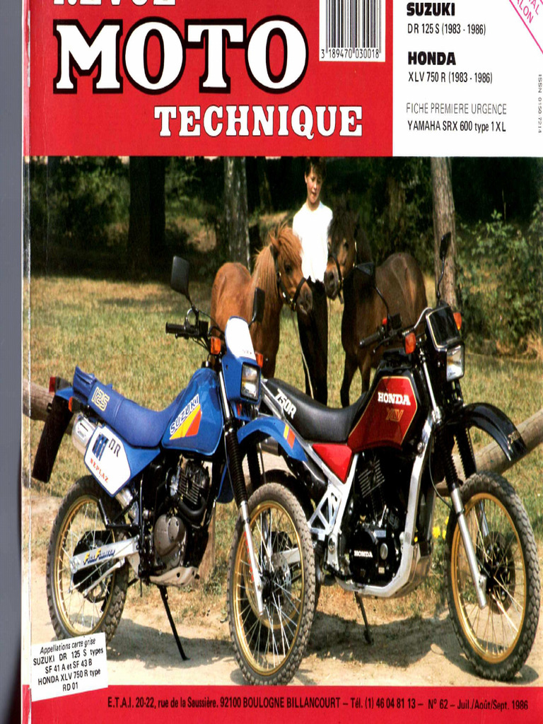 Suzuki DR 125 Service Manual | PDF