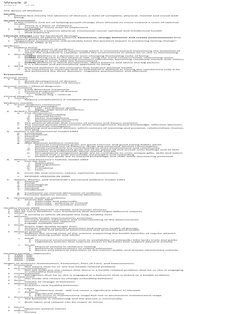 Week 2 | Download Free PDF | Cognition | Psychological Concepts