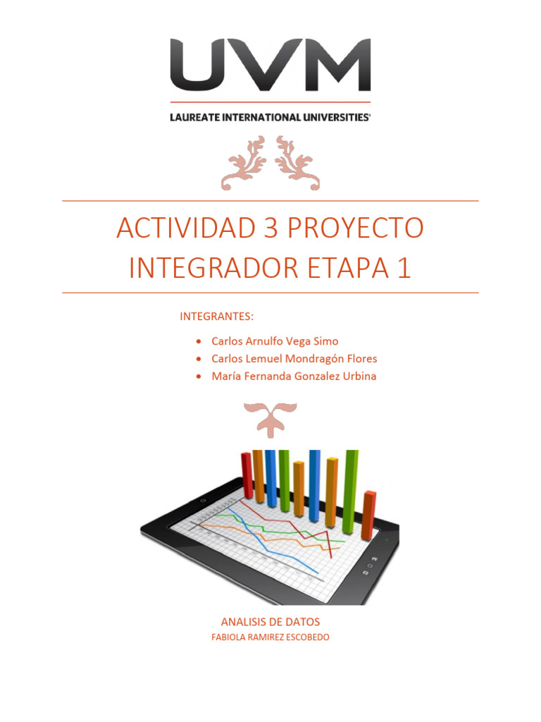 A3-Proyecto Integrador Etapa 1 - Equipo | PDF