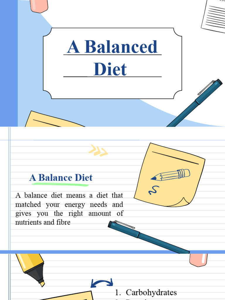A Balanced Diet | PDF
