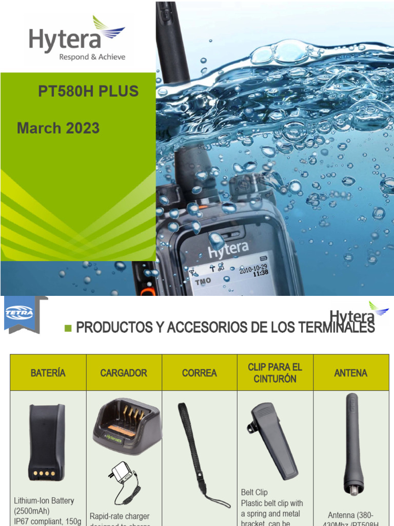Radio TETRA PT580H Plus: Guía Técnica | PDF | Puntuación | Duplex ...