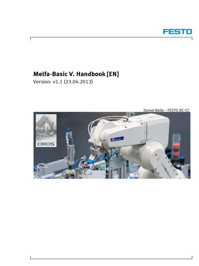 MelfaBasicV Handbook v1 3 EN | PDF | Software Engineering | Computer Programming