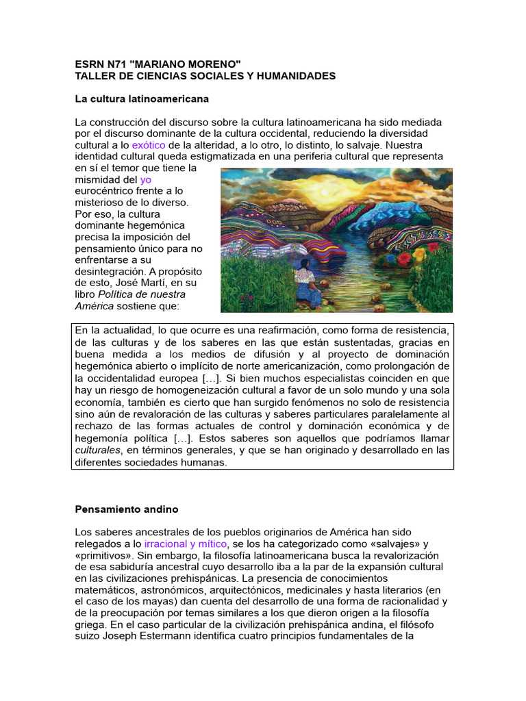 Diversidad y Cultura en América Latina | PDF | Multiculturalismo ...