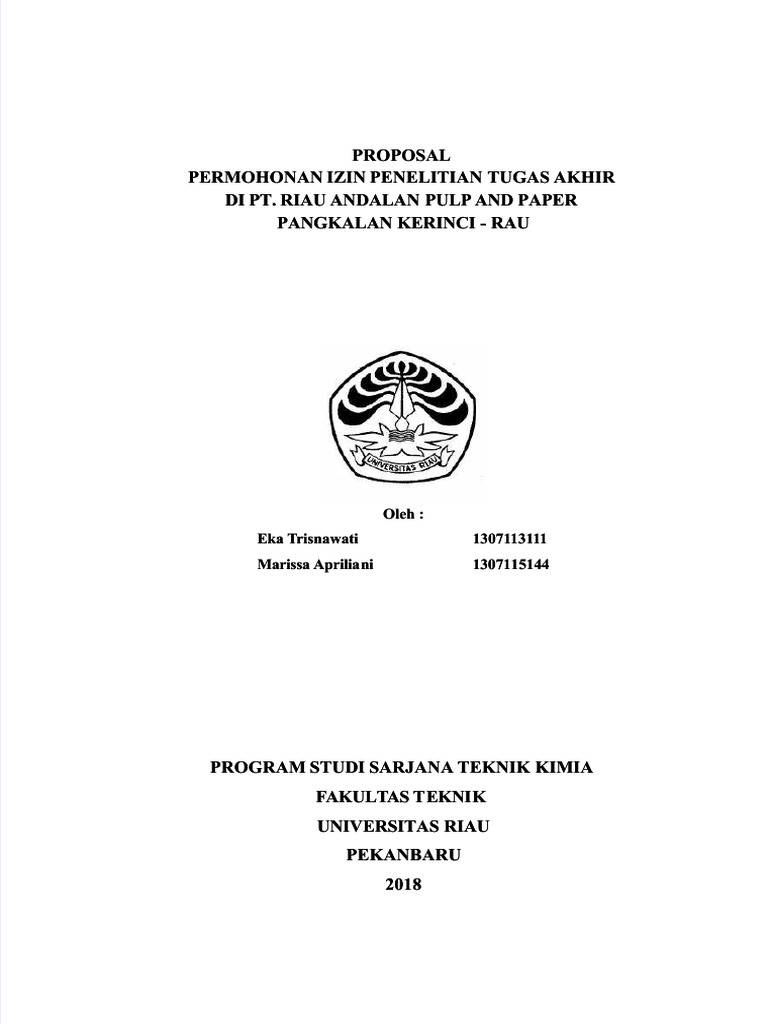 PDF Proposal Permohonan Izin Penelitian Tugas Akhir Compress | PDF