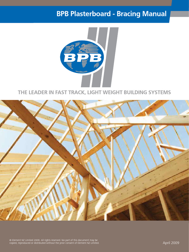 Proroc Bracing Manual09 | PDF | Drywall | Framing (Construction)