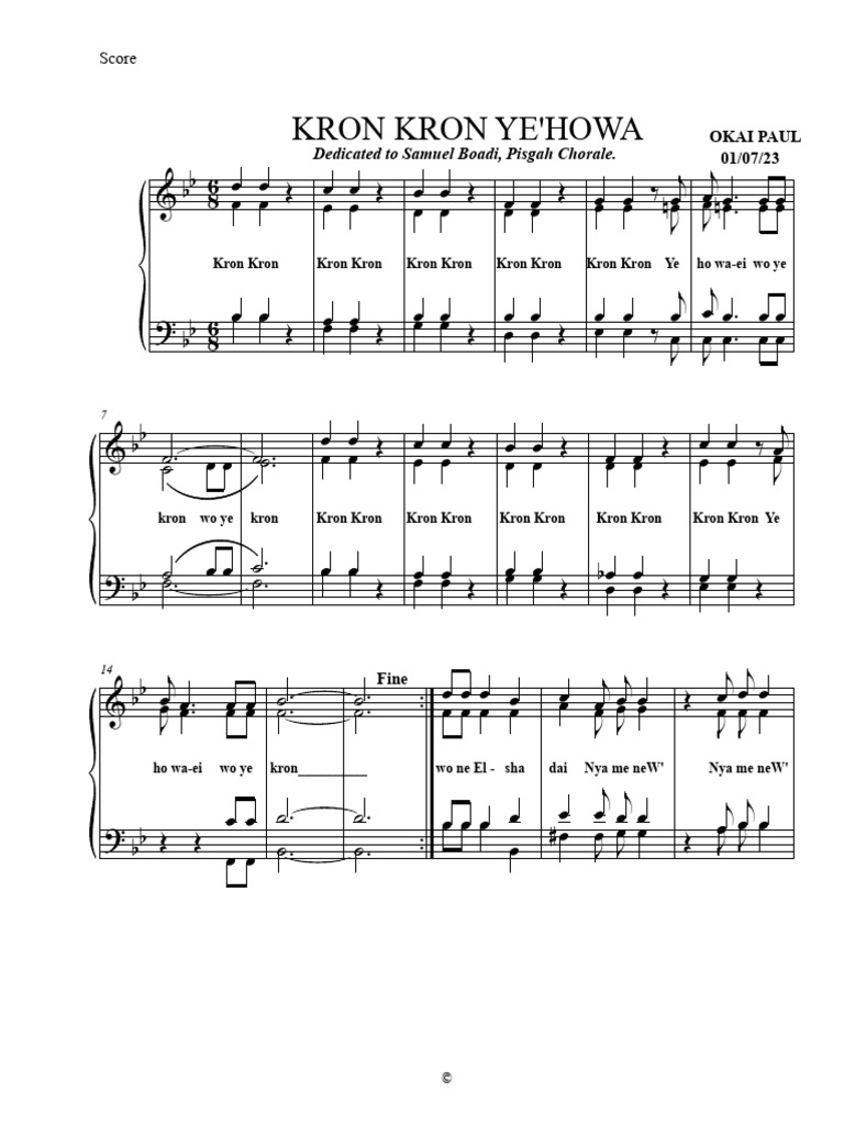 Kronkron by Okai Paul | PDF