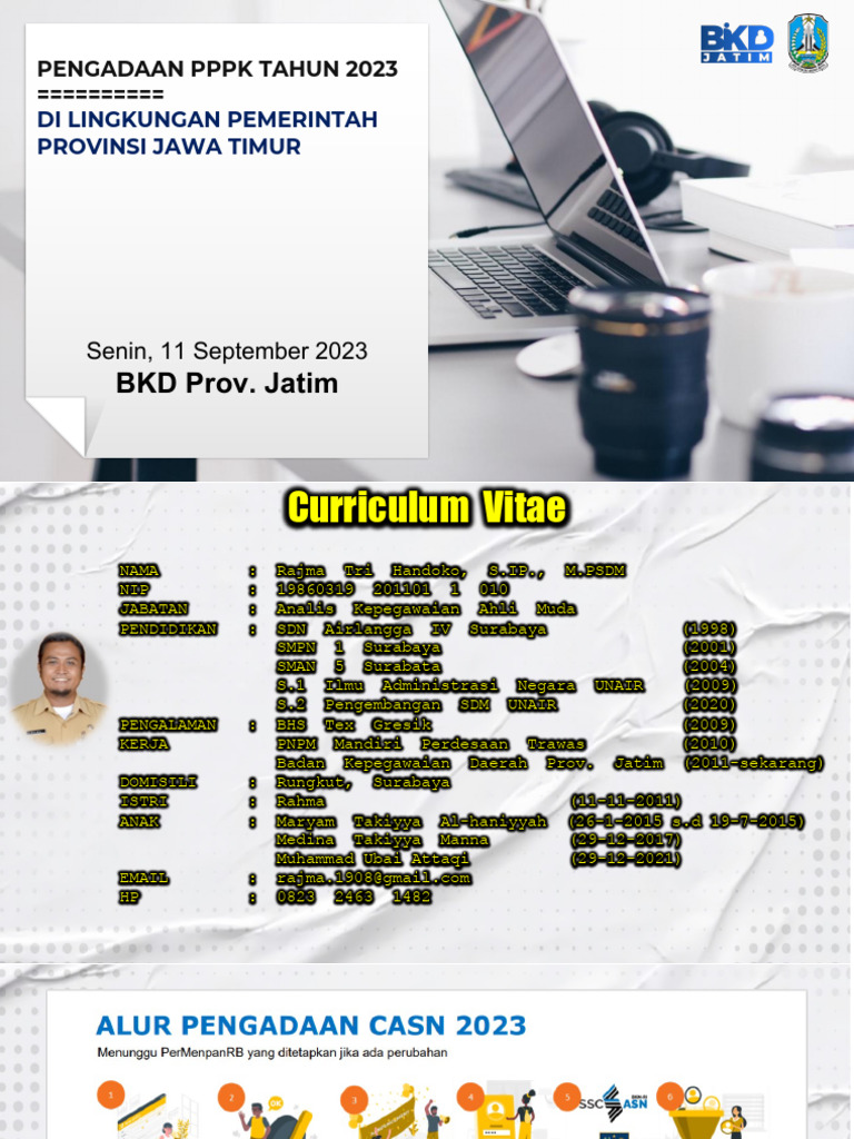 Pengadaan PPPK Tahun 2023 - Webinar BKD - 11 Sep 2023 | PDF