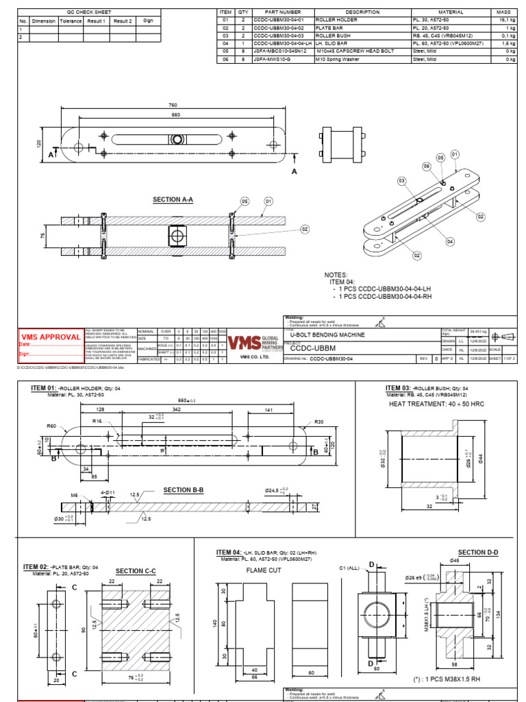 CCDC Ubbm30 04 | PDF | Screw | Engineering Tolerance