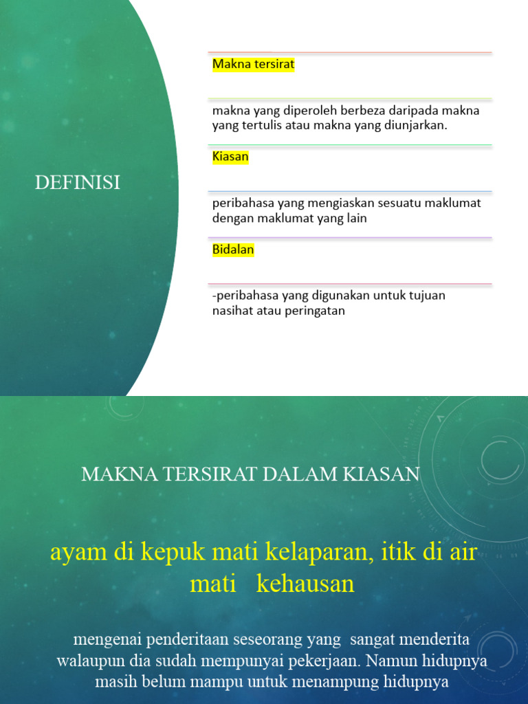 Makna Tersirat dalam Peribahasa | PDF