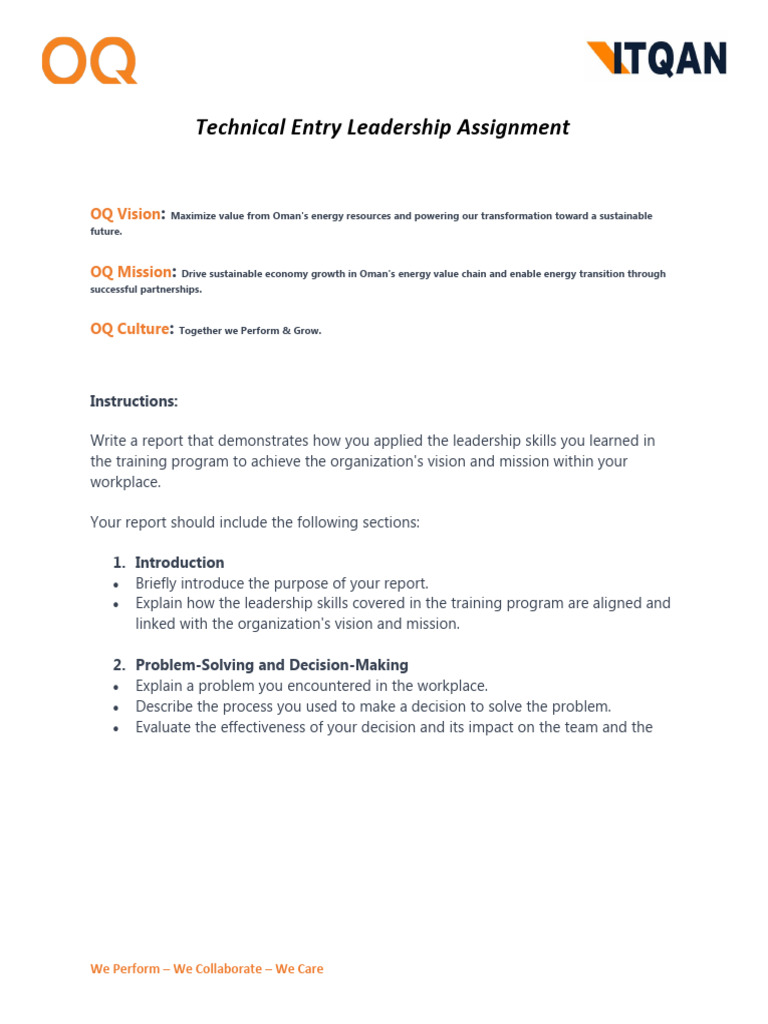 TTL Assignment-Part 1 | PDF | Goal | Performance Indicator