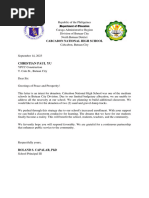 Request Letter - Pruning of Tree | PDF