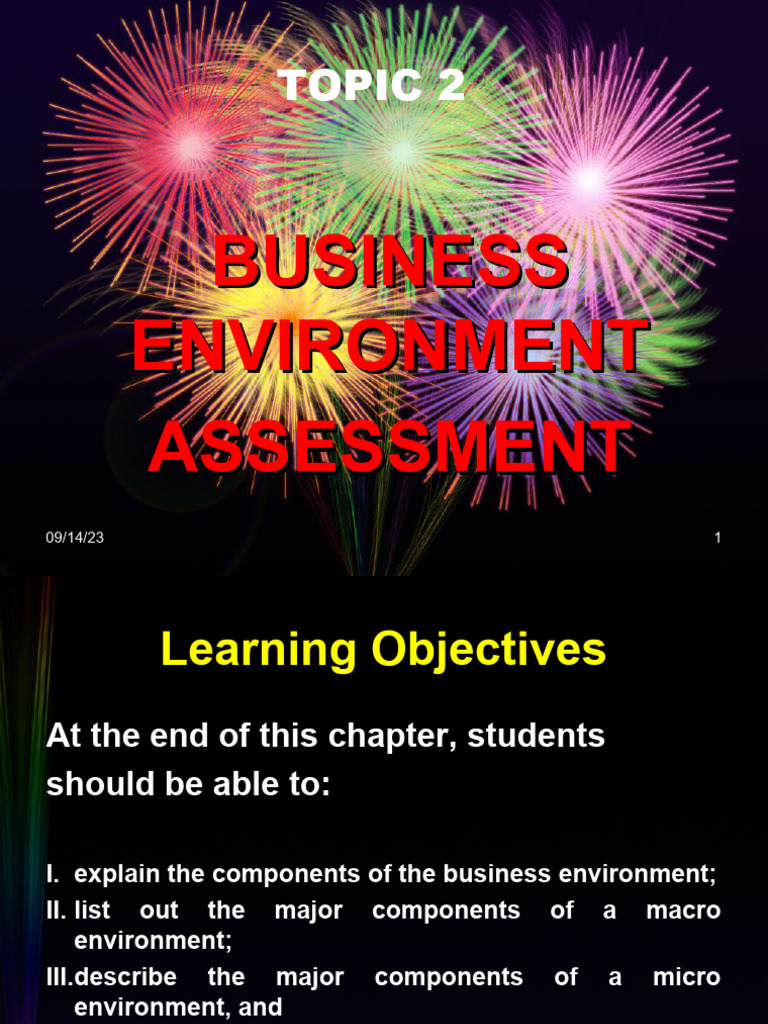 Topic 2 - Business Environment Assessment 46 | PDF | Business Cycle | Taxes