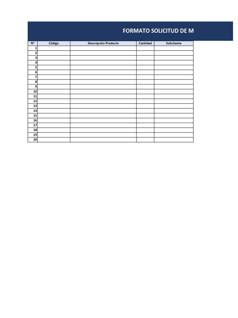 Formato Solicitud Muestras | PDF