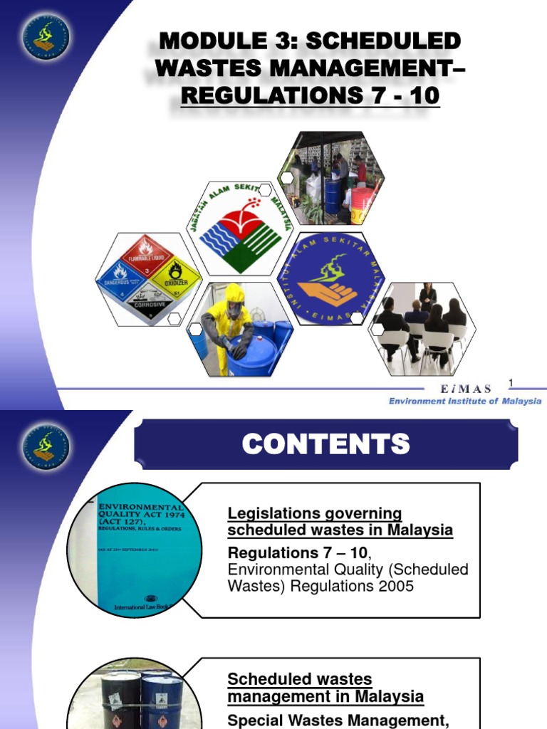 Special Management of Scheduled Wastes | PDF | Waste Management | Waste