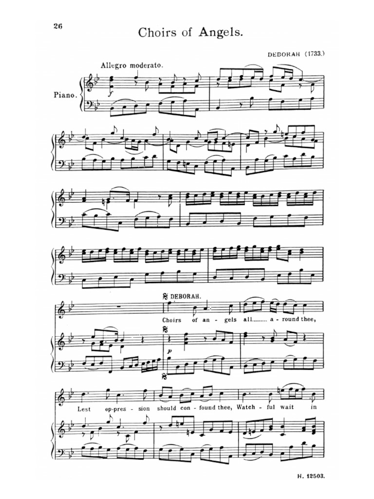 Choirs of Angels. | PDF