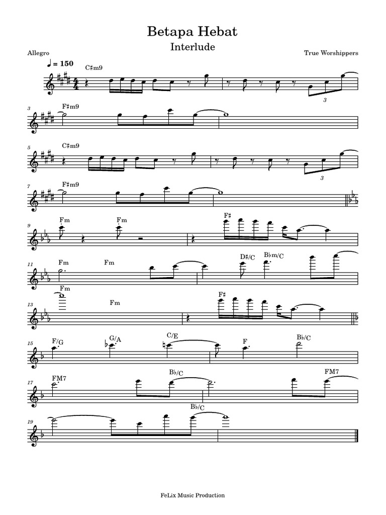 Betapa Hebat - True Worshipper (Interlude) | PDF