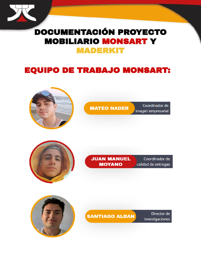 Documentación Proyecto Mobiliario Monsart y Maderkit | PDF | Diseño ...