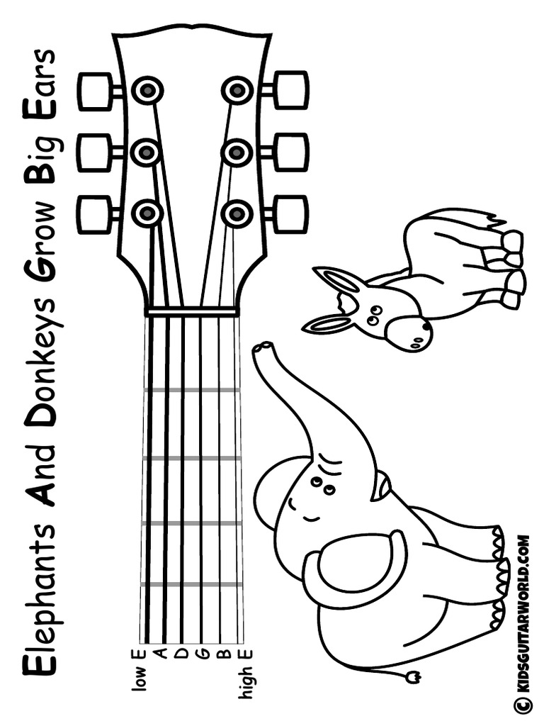 Guitar String Names Printable | PDF