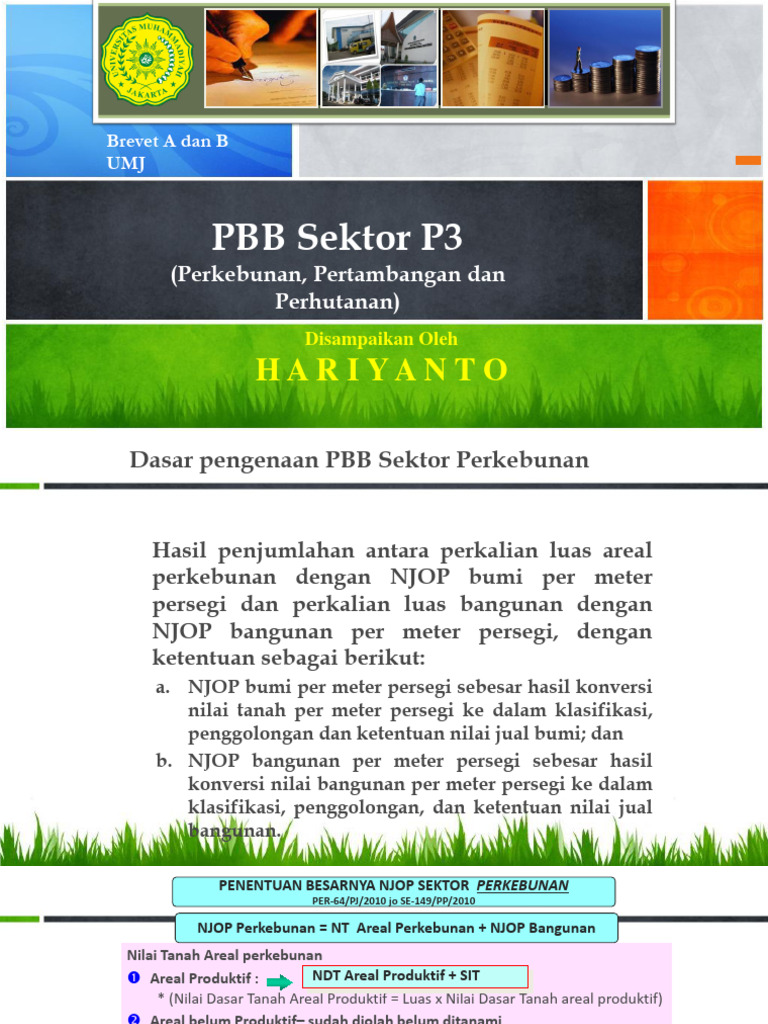 PBB OBJEK KHUSUS Dan P3 Baru | PDF PBB OBJEK KHUSUS Dan P3 Baru | PDF