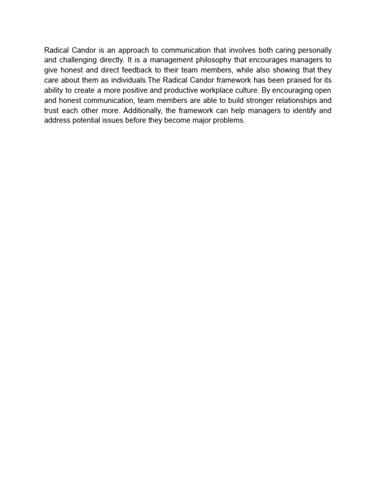 Radical Candor | PDF