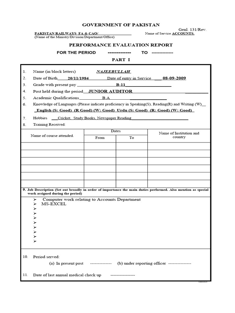 ACR Form Auditors | PDF