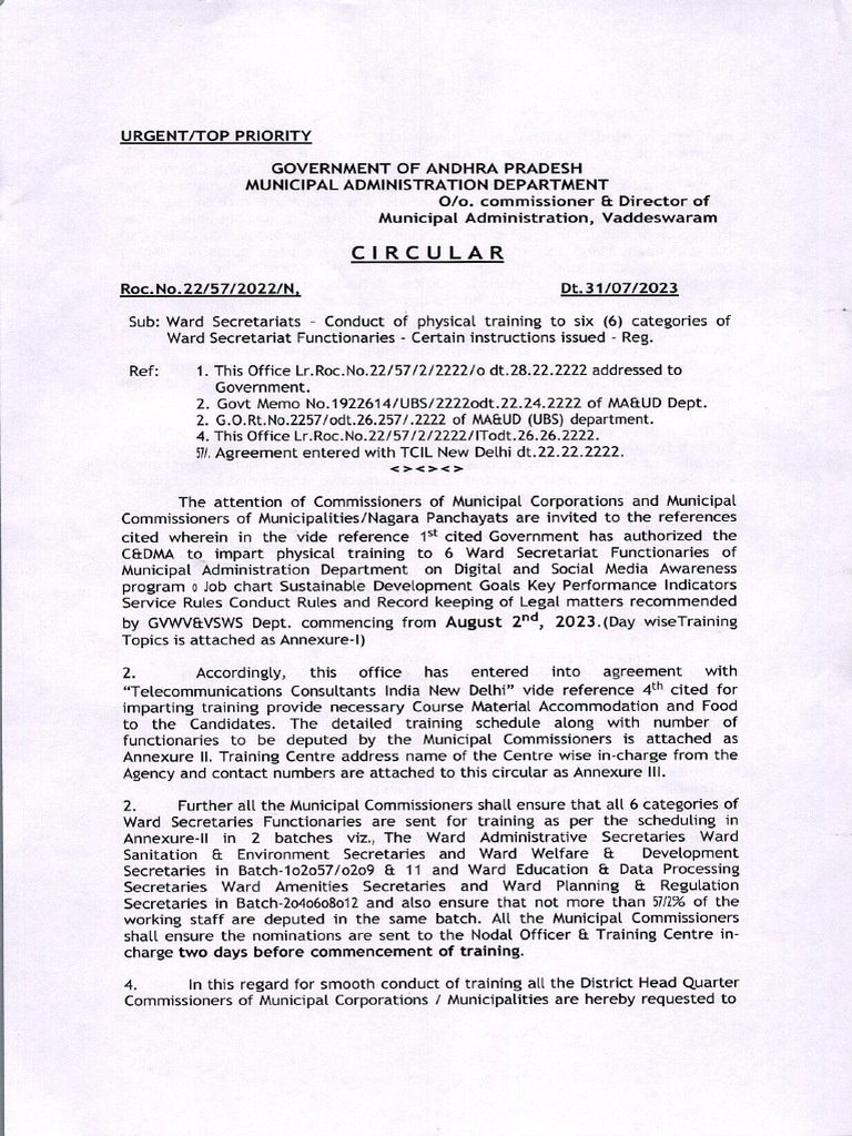 Training Circular | PDF | Graphics | Social Media