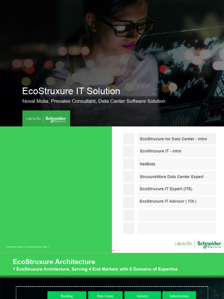 EcoStruxure IT Product Overview - Partner R | PDF | Data Center | Cloud Computing