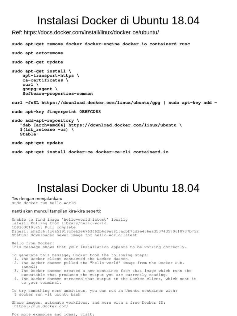 Tutorial Instalasi Slims Berbasis Docker v1 | PDF | Zip (File Format) | Operating System Families