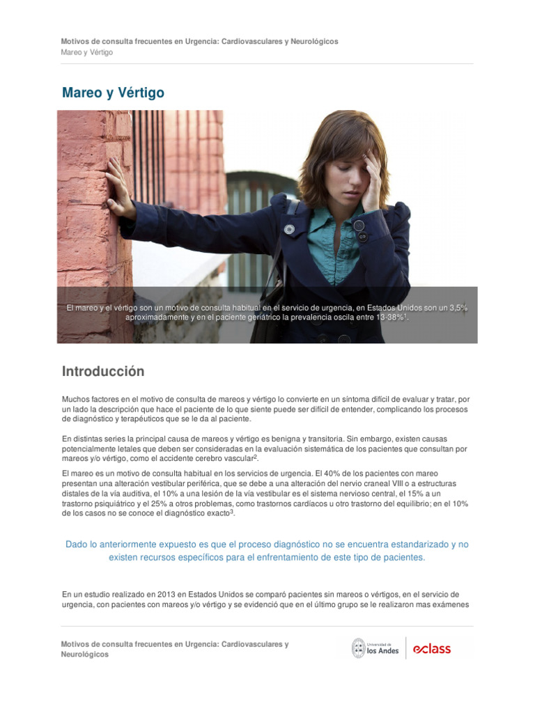 Mareo y Vertigo-634c9daa2bf21 | PDF | Cerebelo | Vértigo