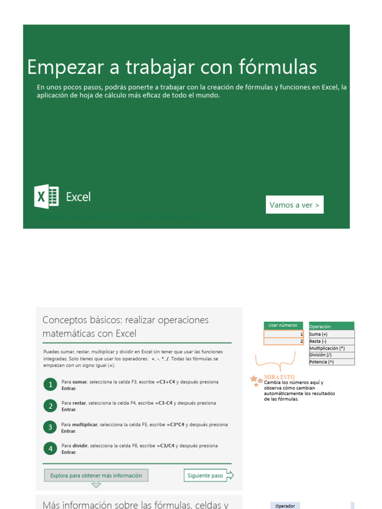 Tutorial de Fórmula1 | PDF | Microsoft Excel | Matemáticas