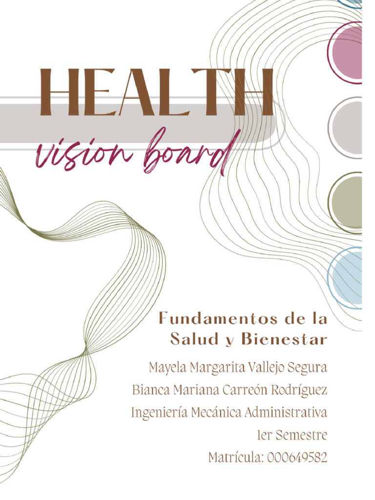 Health Vision Board | PDF