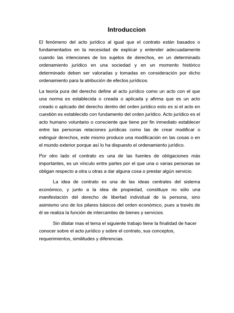 Diferencias entre acto y contrato | PDF | Justicia | Crimen y violencia