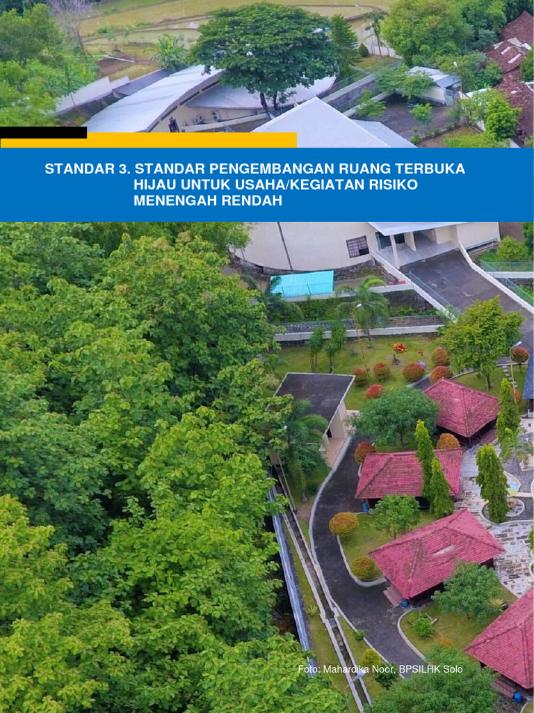 Standar Pengembangan Ruang Terbuka Hijau Untuk Usahakegiatan Risiko Menengah Rendah 1 | PDF